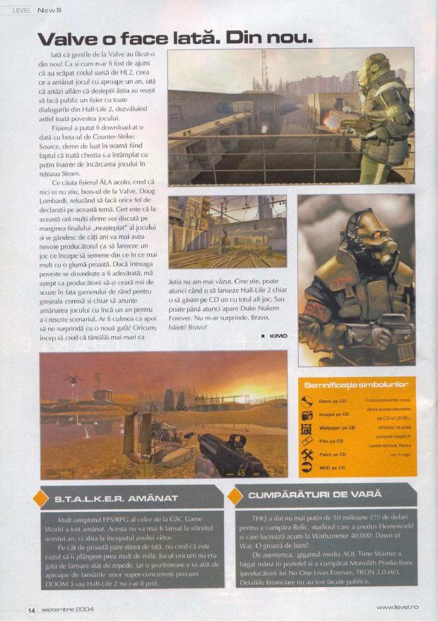 Level (RO) Issue 84 September 2004