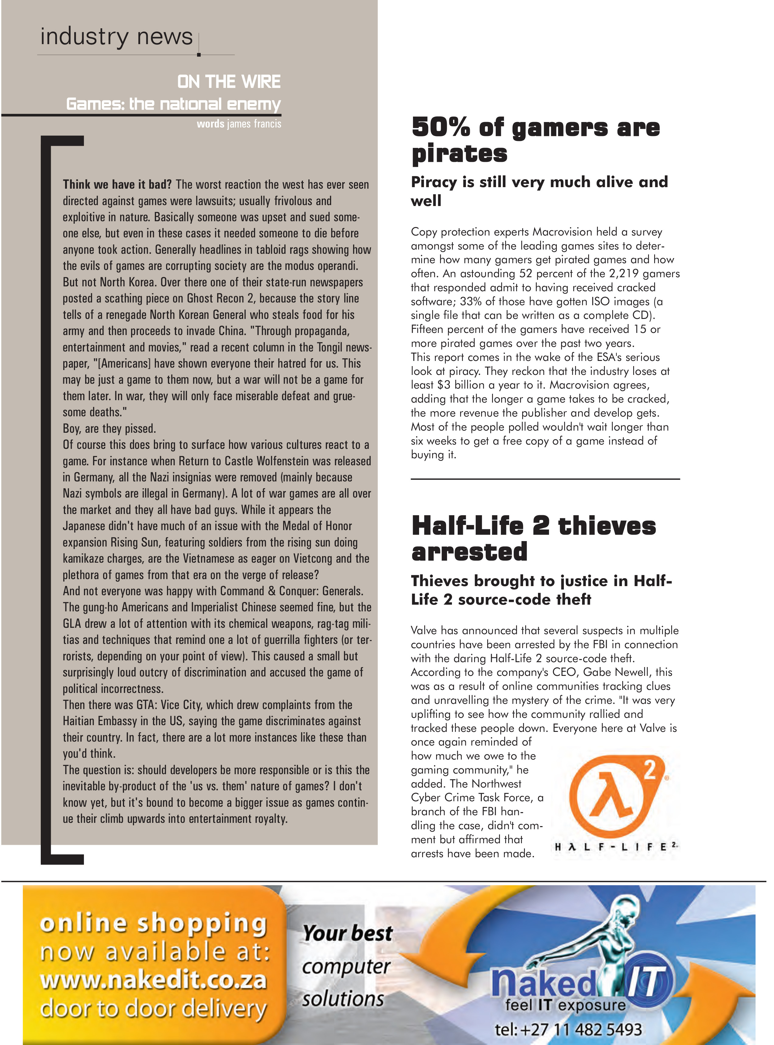 New Age Gaming Magazine August 2004