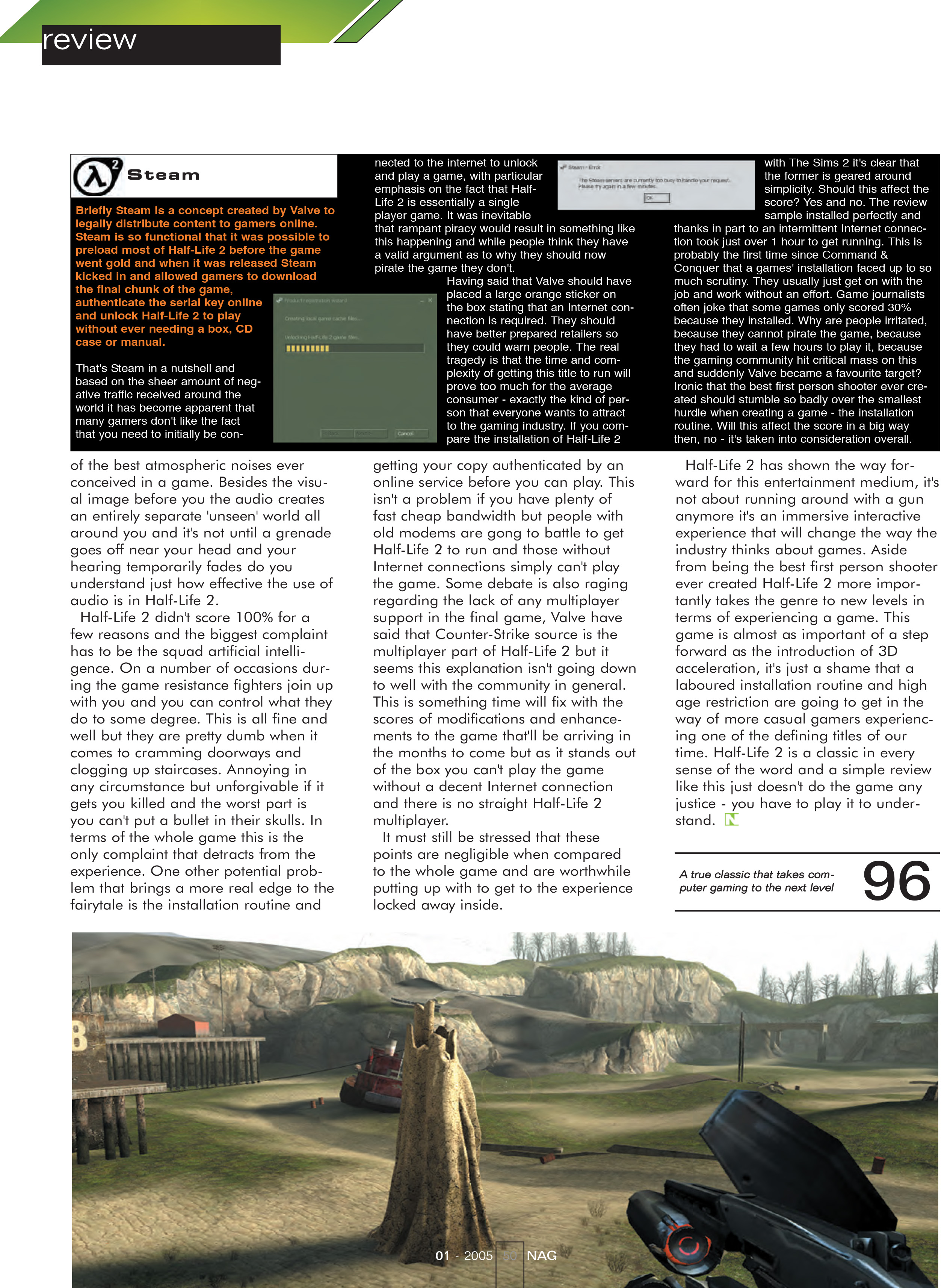 New Age Gaming Magazine January 2005