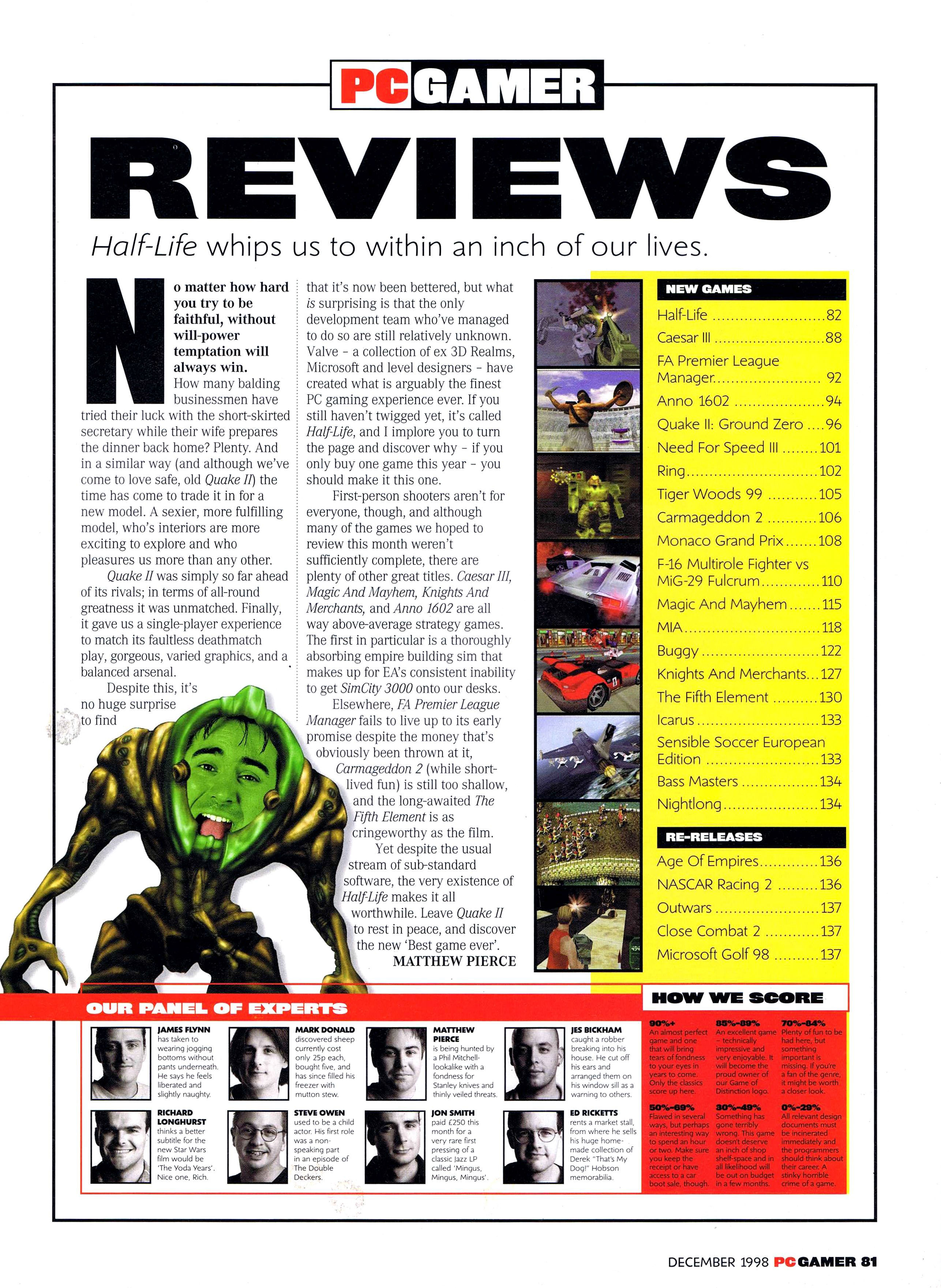 PC Gamer (UK) Issue 63 December 1998