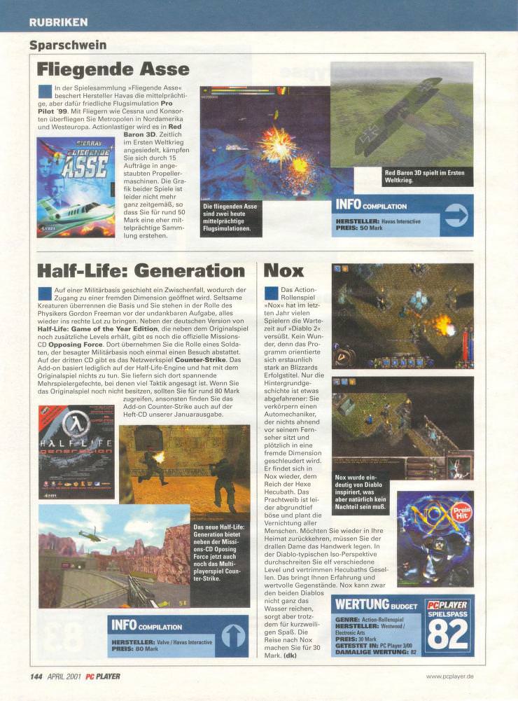 PC Player April 2001