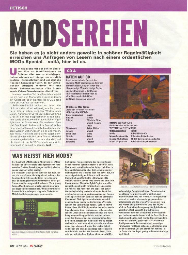 PC Player April 2001