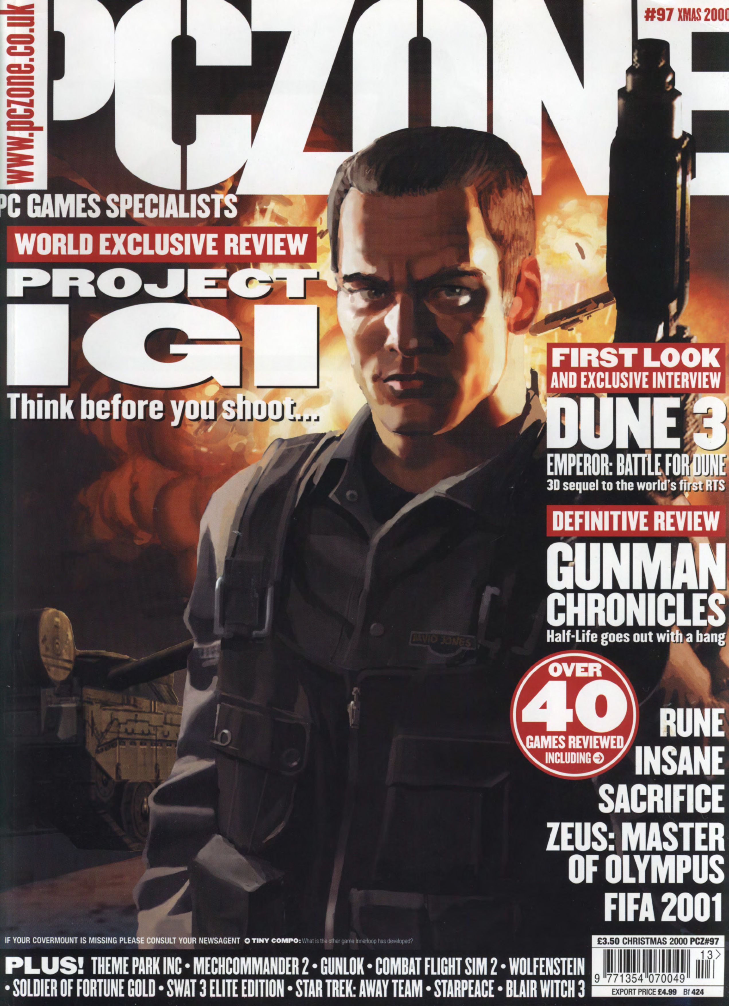 PC Zone Issue 97 XMAS 2000
