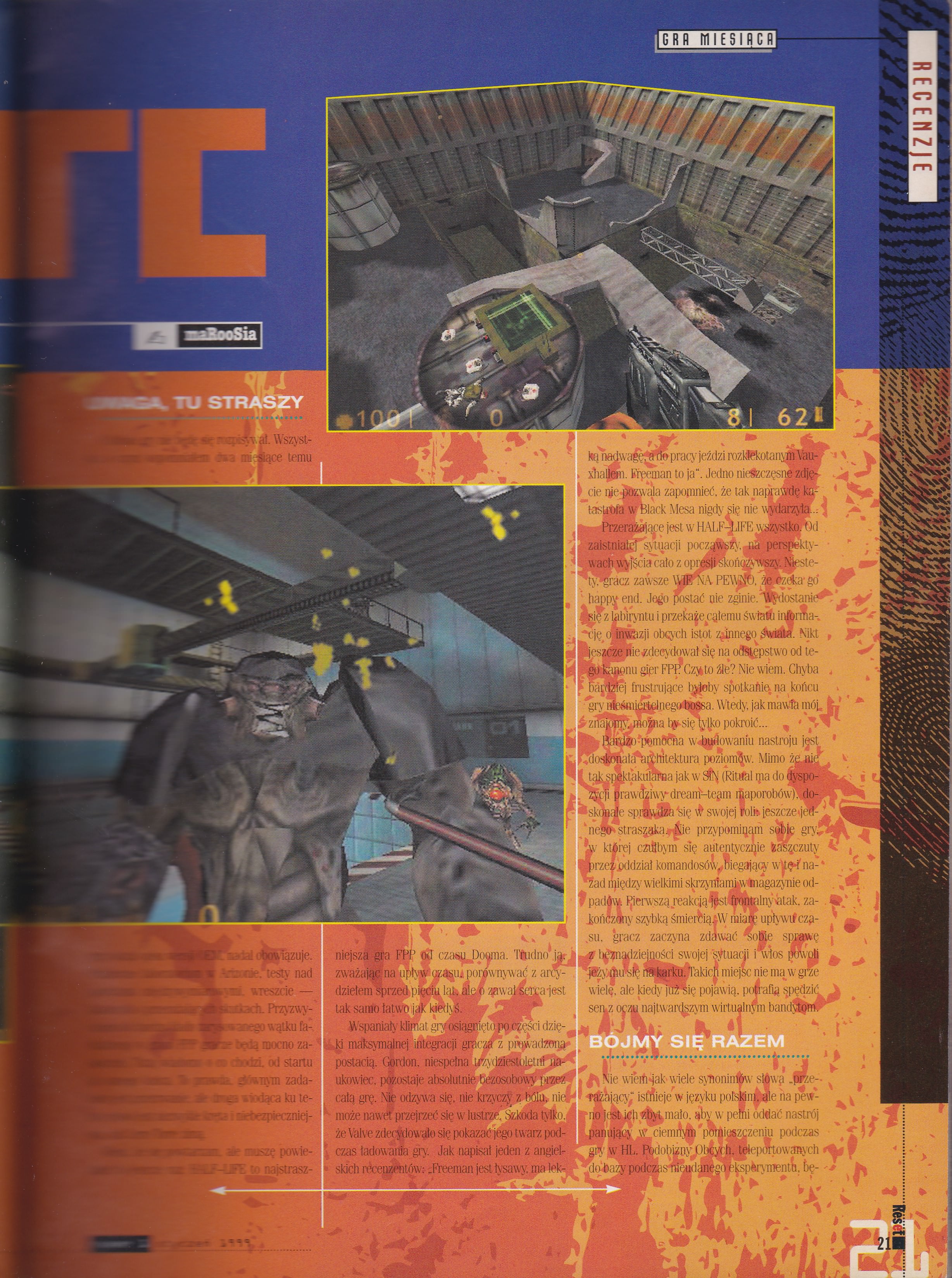 Reset Issue 21 January 1999